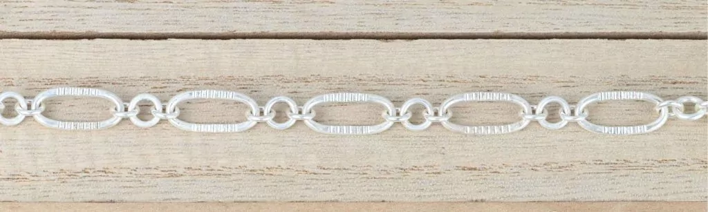 Textured Paperclip Link Chain - Jewelry Making Tutorial - Lucy Walker ...