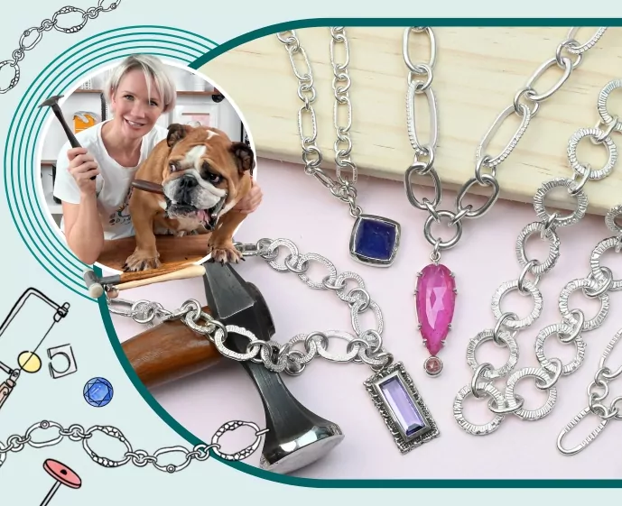 Making a Chunky Chain - Lucy Walker Jewelry