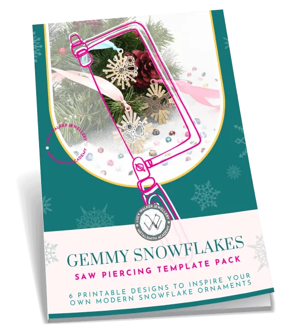 Printable Saw Piercing Template by Lucy Walker (Mandala)