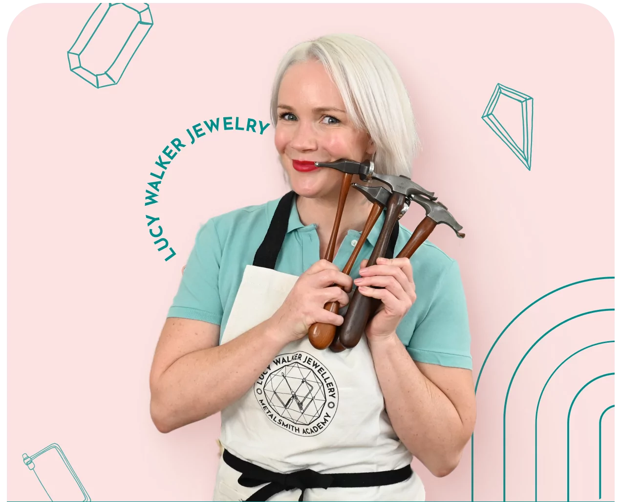 How to Flush Set Stones - Lucy Walker Jewelry