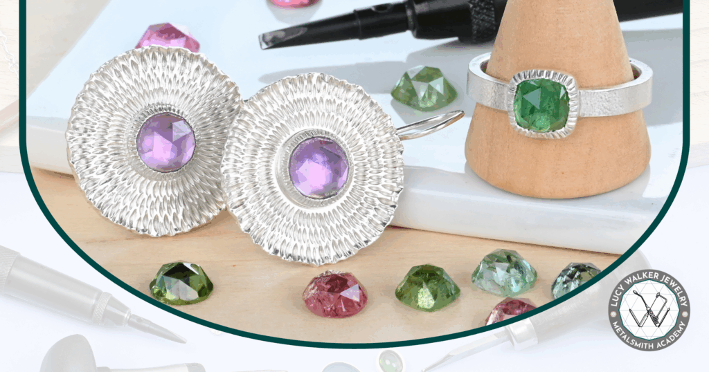 Gorgeous Textured Bezels - Lucy Walker